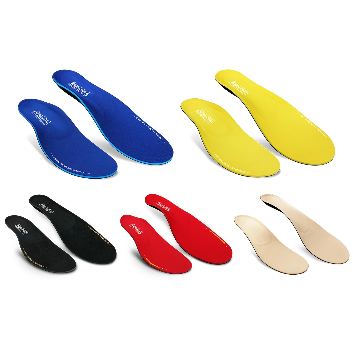 Customized Arch Support Inserts - Relief for Plantar Fasciitis