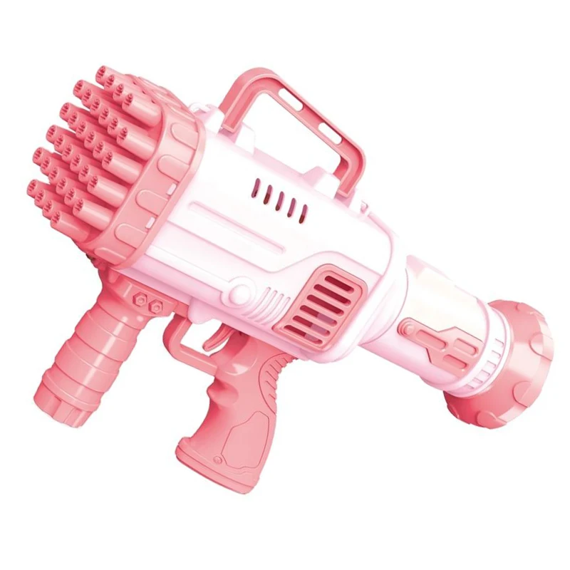32 Holes Rocket Soap Bubble Gun Automatic Bubble Blower Machine Gun ...