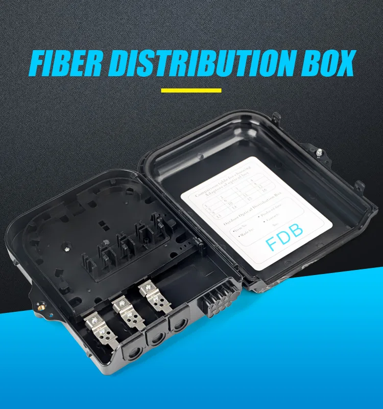 Factory Price FTTH Box 8 Cores Fiber Distribution Box IP65 Terminal Box ...