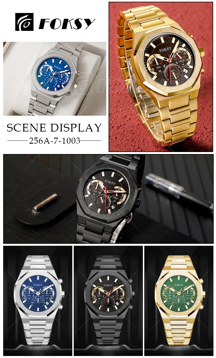 High Quality Designer Waterproof Luxury Classic Stainless Steel Wrist ...