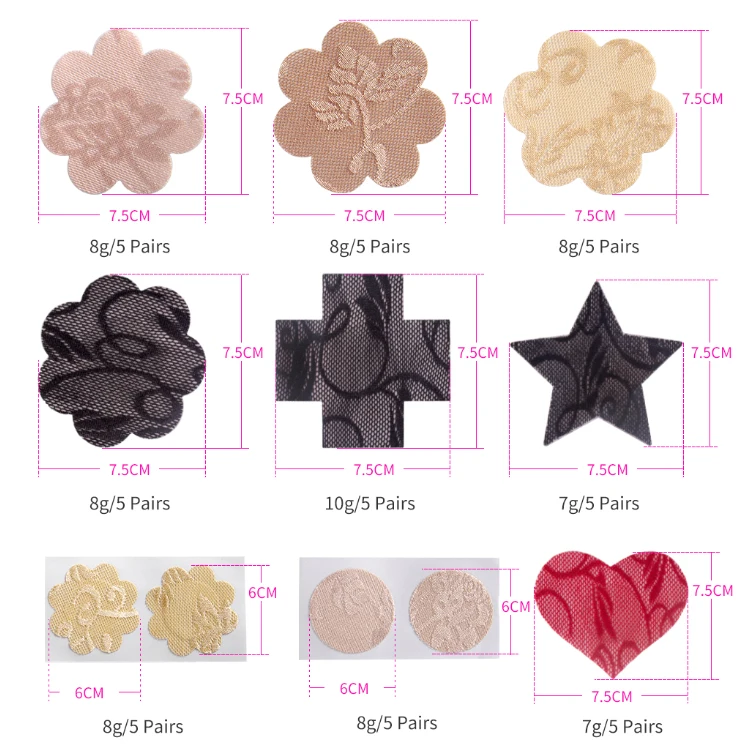 Xr036 Xinke High Quality Disposable Sexy Women Black Boobs Lace Nipple ...