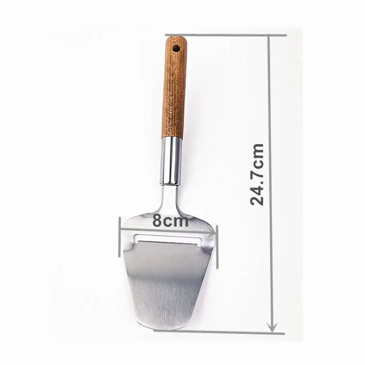 Cheese Slicer Hardware Spatula With Wood Handle,Stainless Steel Cheese ...