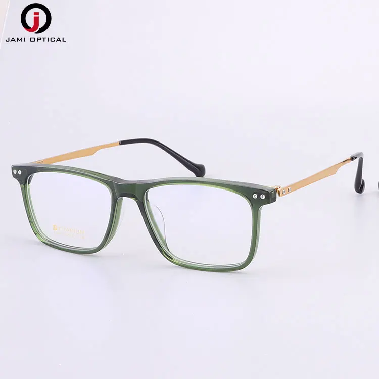 Wholesale Factory High Quality Titanium Optical Glasses Square Slight ...
