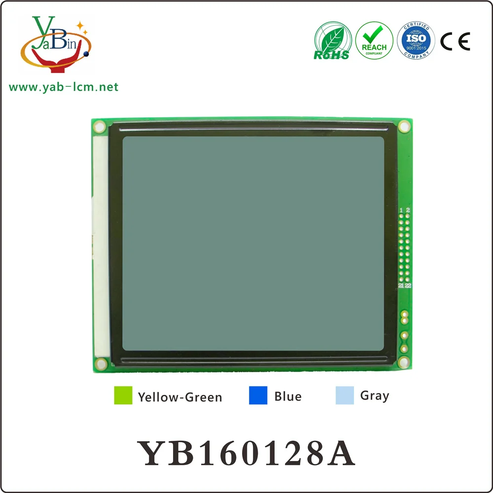 160128 160X128จอแสดงผล Lcd ขนาดโมดูล: 129X102มม| Alibaba.com