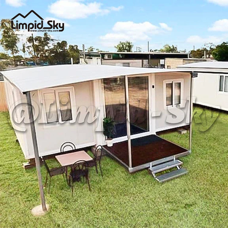 20ft Prefab Australian Standards Tiny House Portable 2 Bedrooms Caravan ...