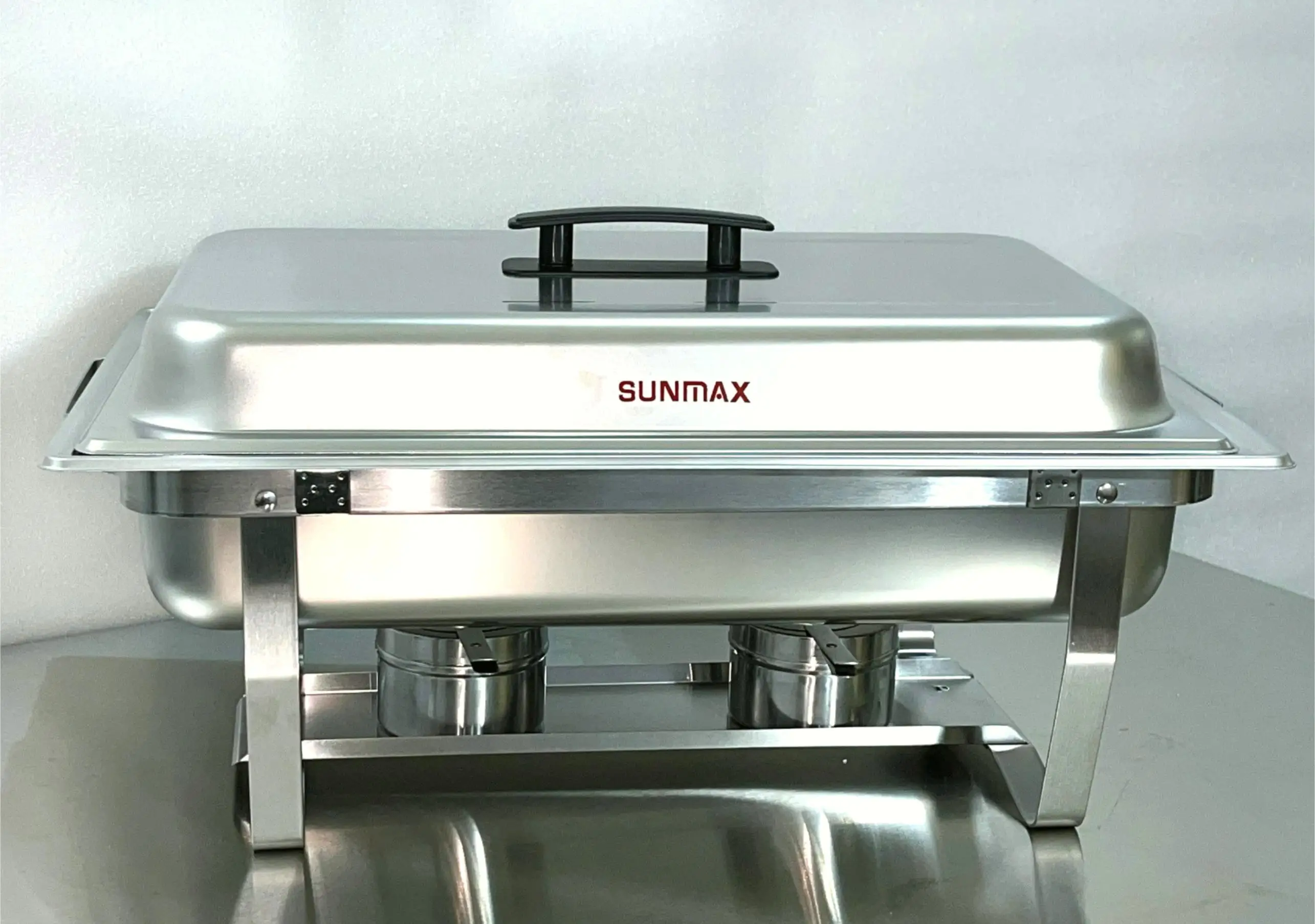 SUNMAX Stainless Steel Chafing Dish Buffet Set 9L Gold Roll Top Hanging ...