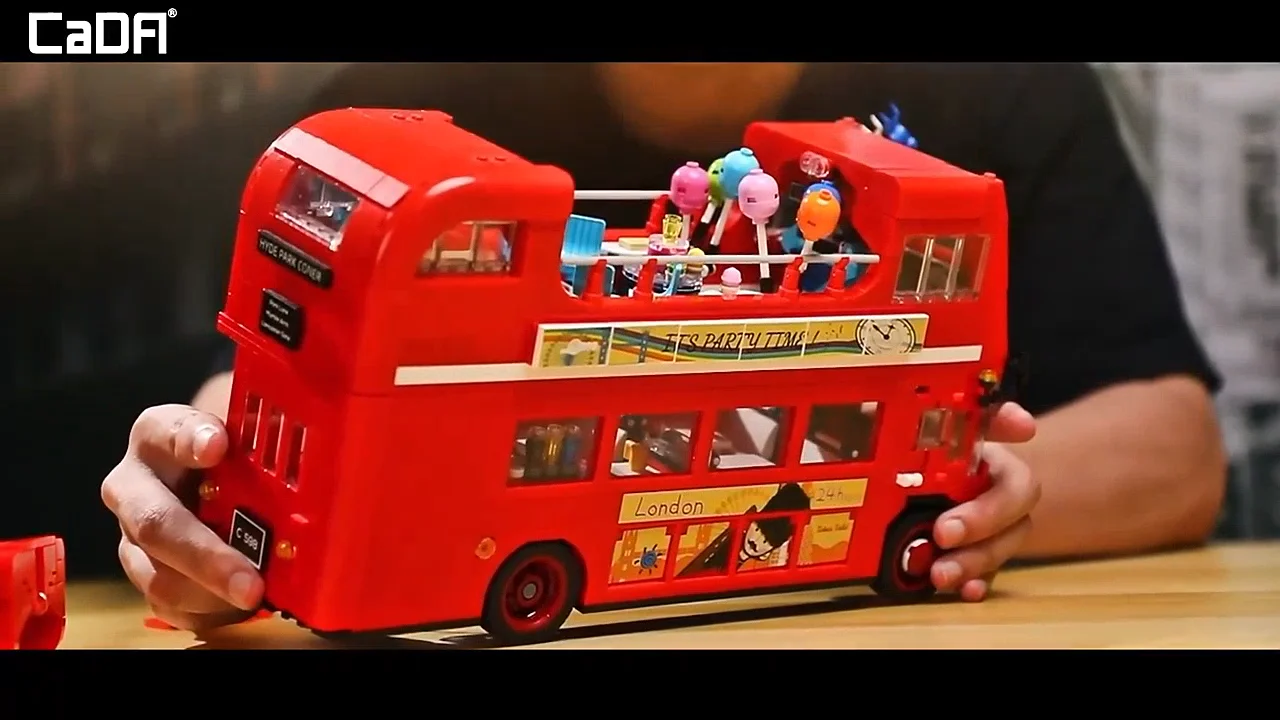 Cada C59008 Double Decker Bus Designed By London Bus Building Blocks ...