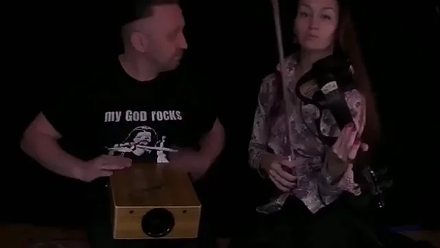 Gecko C-68s Cajon Box Drum Handmade Percussion Instrument Portable Pad ...