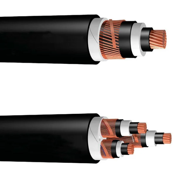 XLPE/PVC/AIA/PVC Single Conductor Unshielded Armored Power Cable 5kV ...