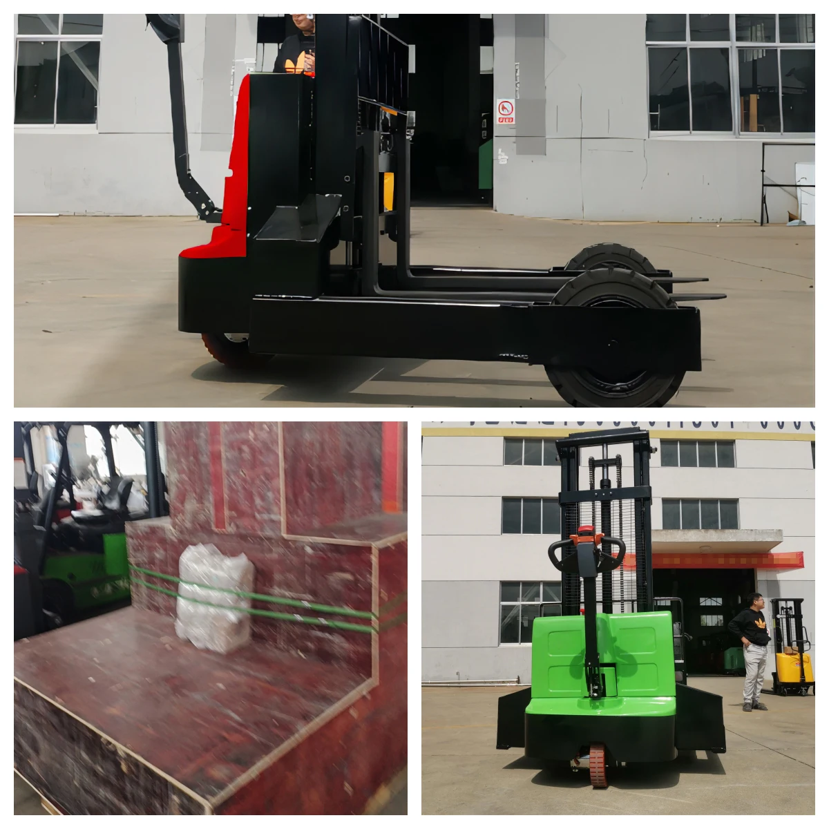 2 Ton Pallet Stacker Forklift Self Loading Portable Forklift Electric ...