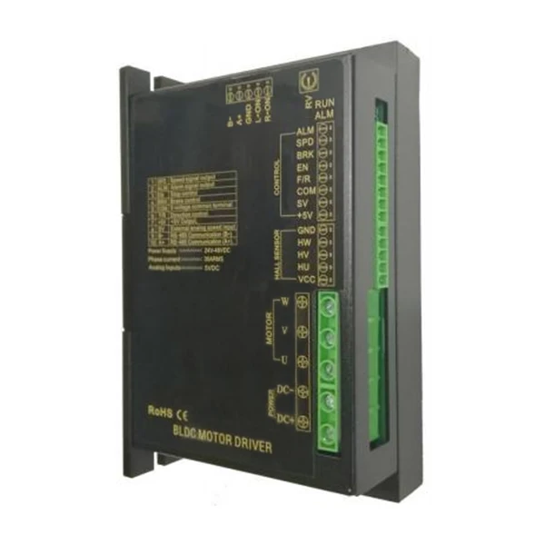 750W RS485 Brushless Dc Motor Driver Controller for 14-60V 30A BLDC ...