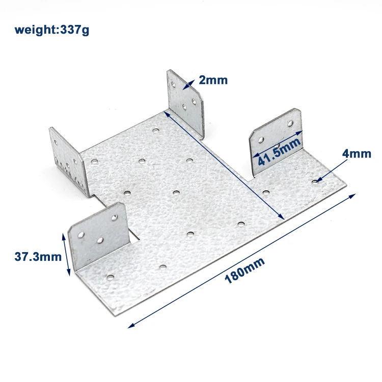 Joist Tie Fit Post Anchor Connector Post Roof Tie Steel Mounting ...