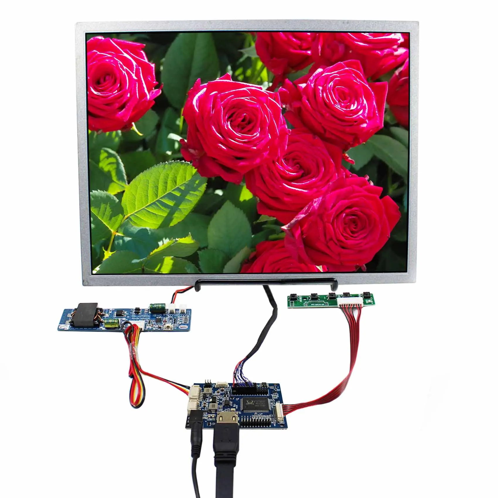 Universal Android 30 Pin Lvds Lcd Tv Controller Board Driver Board Work For 15.0" 1024x768 ...