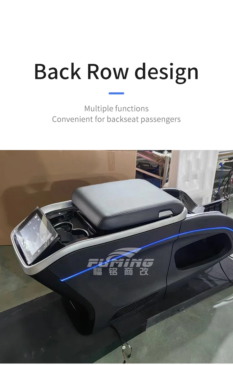 Mercedes-Benz V-Class W447 Armrest Box with Optional Refrigerator & USB ...
