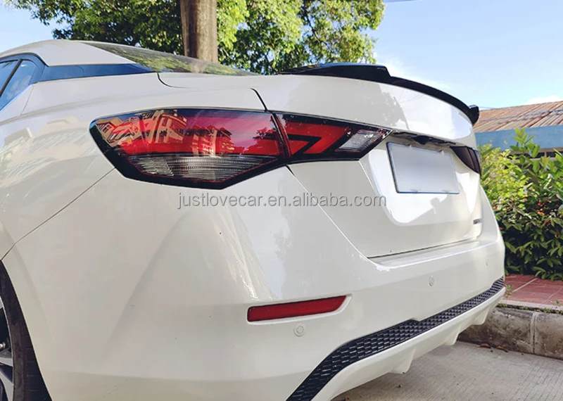 Justlovecar Spoiler For 2020 2021 2022 2023 Nissan Sentra Sv Sr Abs Car ...