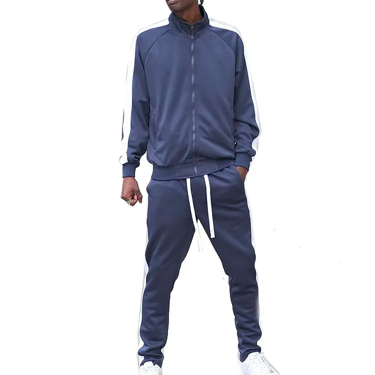 Wholesale Custom Logo Polyester Jogging Tracksuit for Men