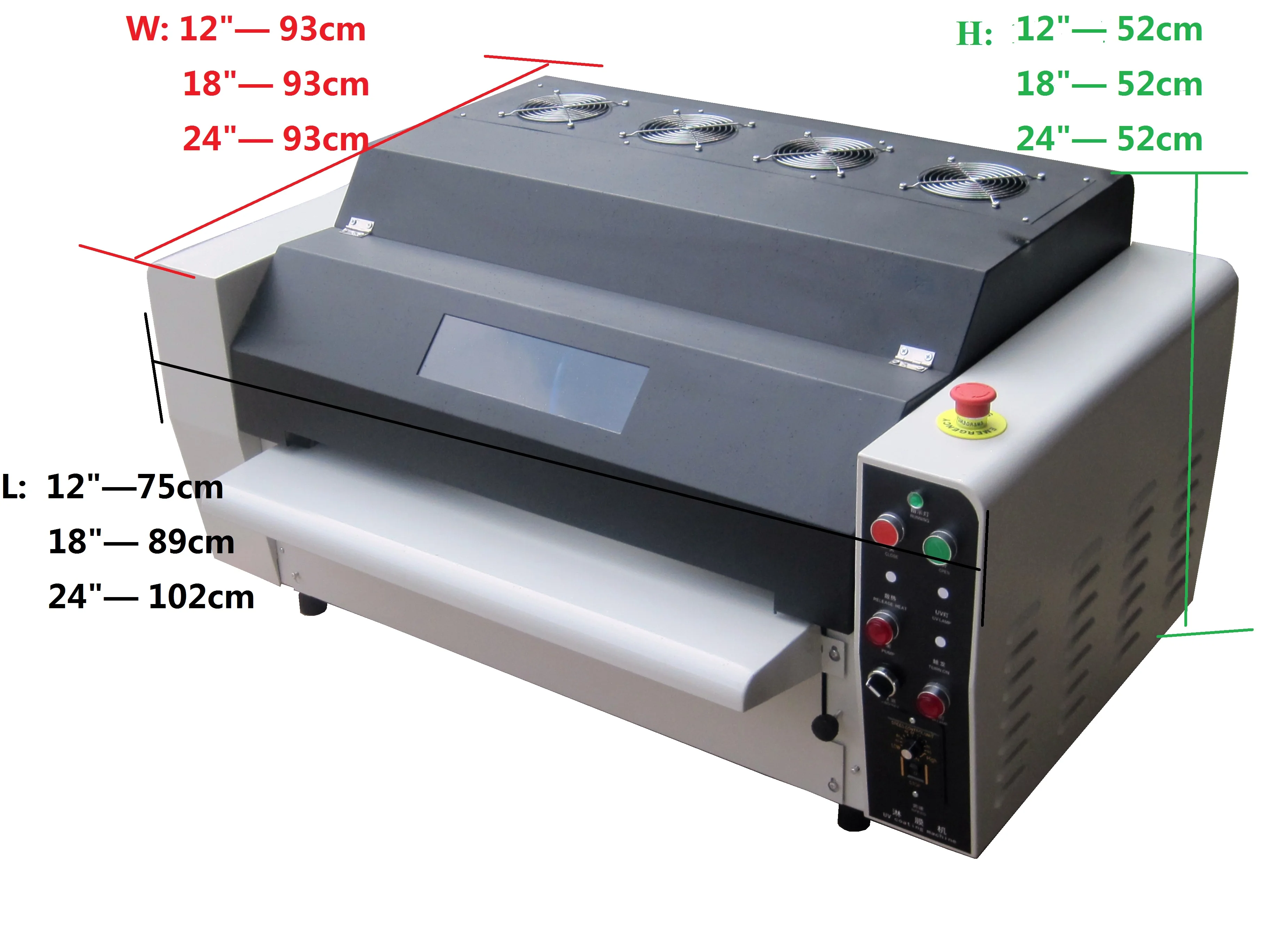Matt UV Lamp Dry Coating Machine for Box UV Coating Machine for Paper ...