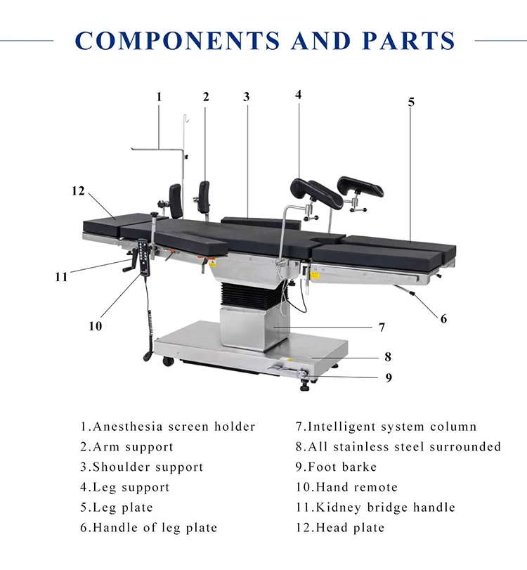 SNMOT6700 Hospital Operating Room Bed Orthopedic Operations Table ...