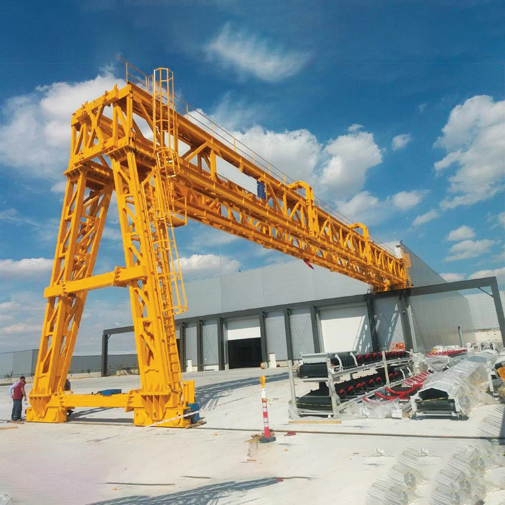 10 Ton Half Gantry Crane With Hoist For Workshop Semi Gantry Cranes ...