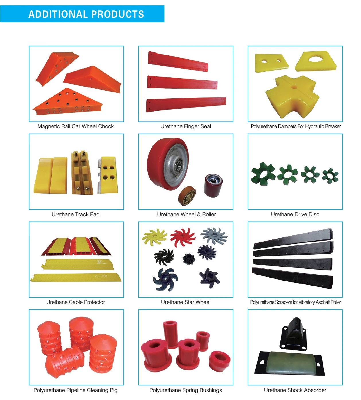 PU Polyurethane Star Wheels for Harvesting - Customized Wheels in Red ...