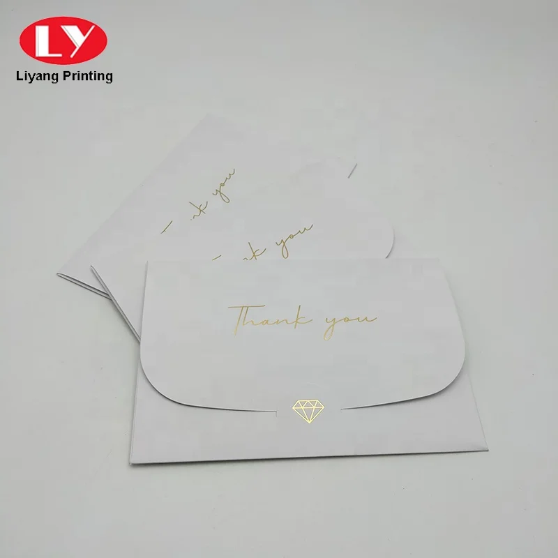 Custom C6 Fancy White Paperboard Printing Envelope A6