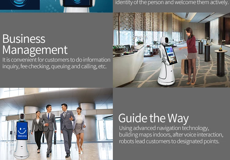 Csjbot Commercial Robots Waiter Humanoids Smart Intelligent Reception ...