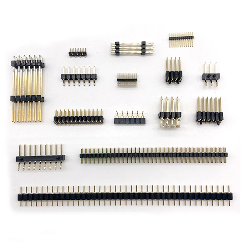 2.54mm Pitch Pcb Female Header Smt /dip Double Dual Row Custom High 2.54mm Female Pin Header ...