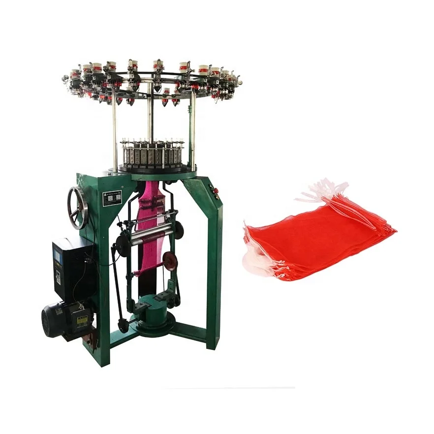 원형 과일 포장 그물 메쉬 가방 뜨개질 기계 - Buy Mesh Bag Knitting Machine drawstring ...