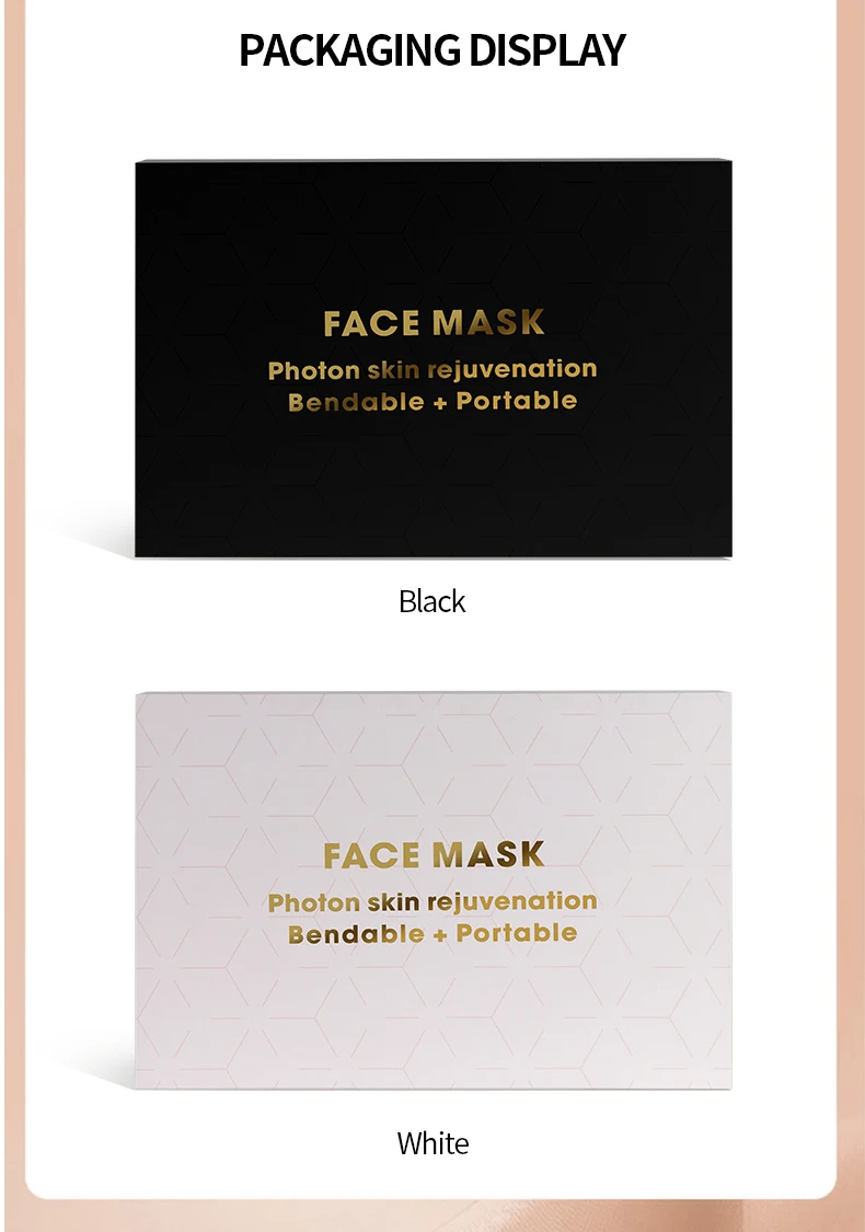 240 Diodes Slight Silicone Led Facial Masks 4 Color Face Skin Beauty ...