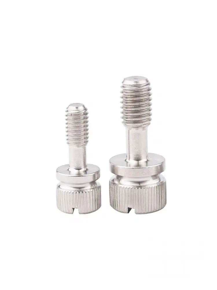 GB839 304 Stainless Steel M2/M2.5/M3/M4/M5/M6/M8 Custom Knurled Thumb Screws With Waisted Shank ...