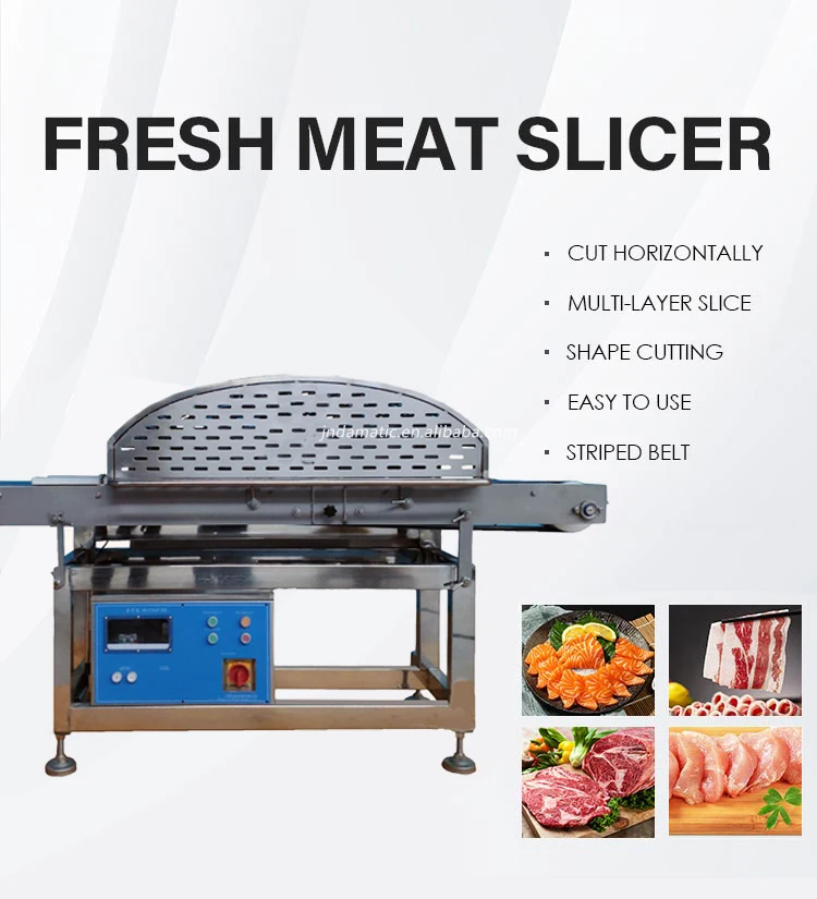 Horizontal Single Lane Conveyor Belt Poultry Food Processing Pork Beef ...