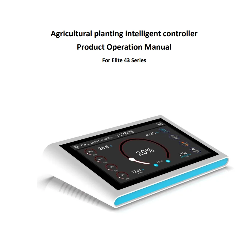 4 Channels Control LED Greenhouse Grow Light Controller