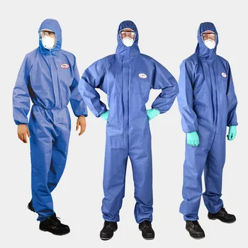 Oem Ppe Cat 3 Type 5 6 Coverall Disposable Light Chemical Liquid Spray ...