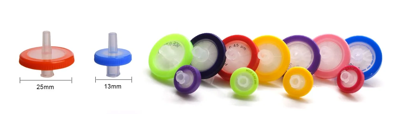 PTFE Capsule Filter PVDF Membrane Pleated Syringe High Flow