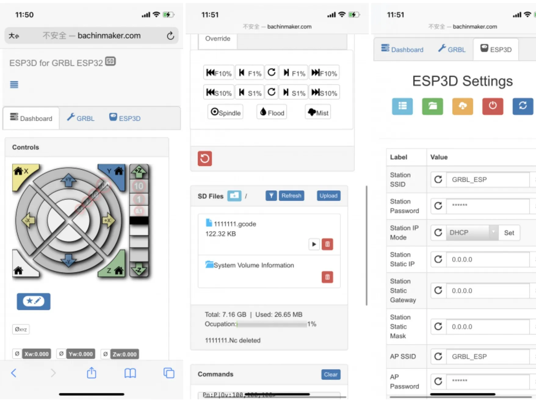 32bits Esp32 Wifi Grbl Electronic Control Board For Desktop Laser Engraving Machine Diy ...