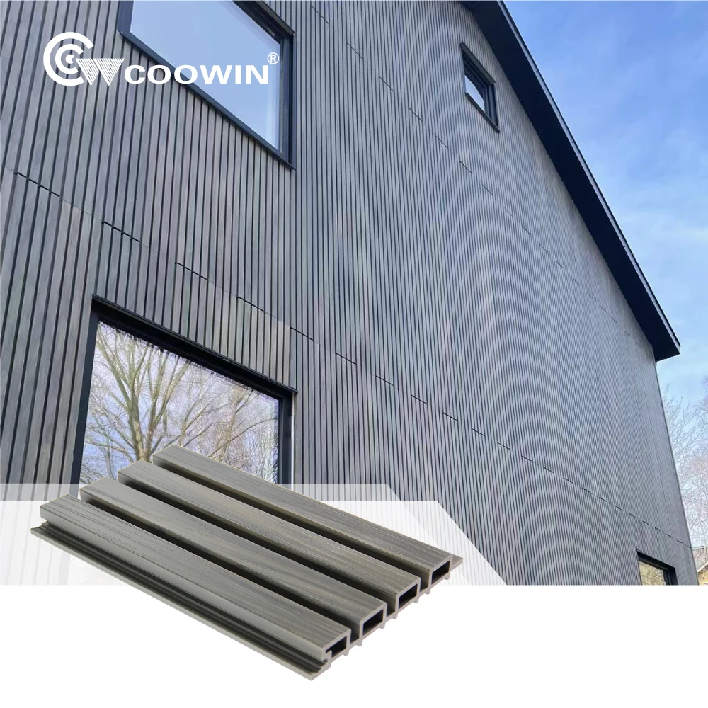 Coowin Prefabricated House Wpc Exterior Slat Outdoor Timber Panel Wall ...