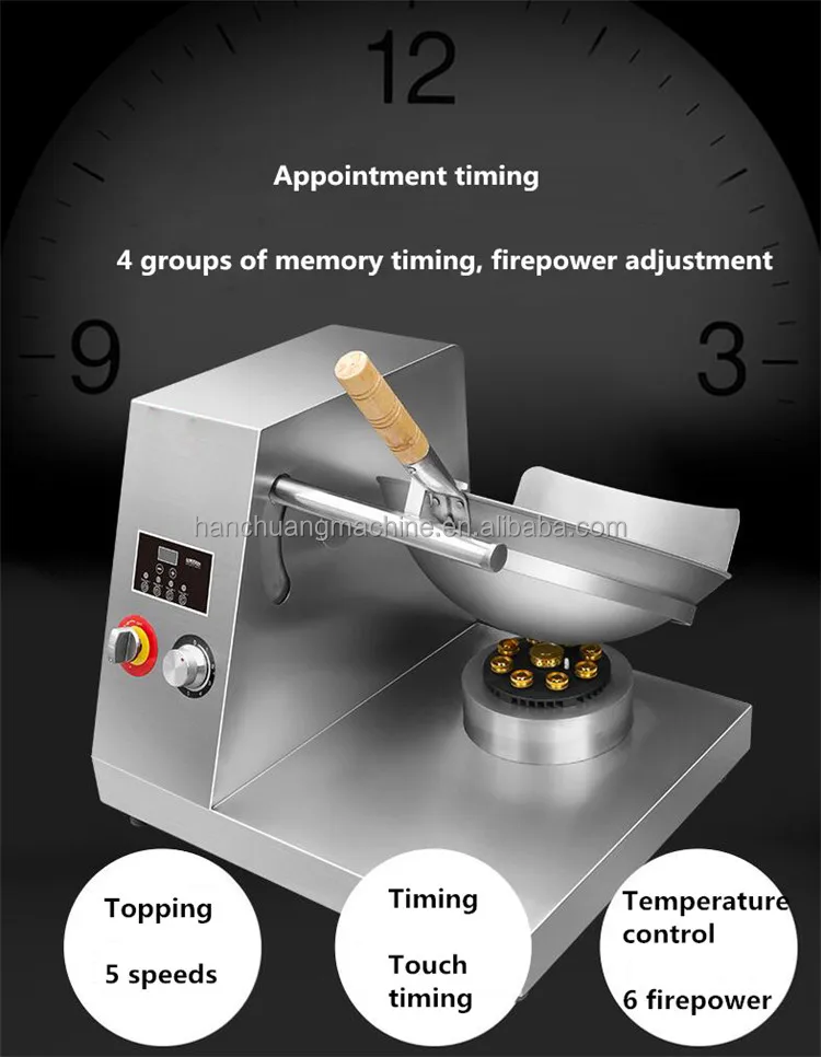Commercial Restaurant Automatic Cooking Pot Stir Fry Machine/gas Model ...