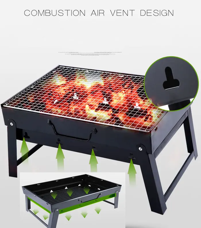Outdoor Barbeque Grill BBQ Machine - Classic Charcoal Grills
