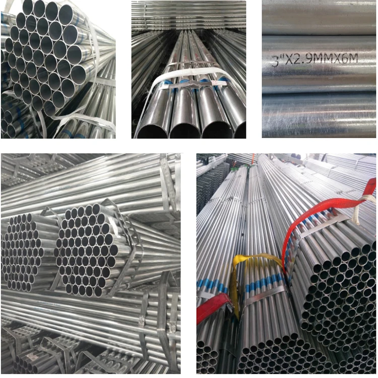 Gi Pipe Astm-a53 Grade B Hot Dip Galvanized Pipe Dn 4'' 6'' 10'' Sch40 ...