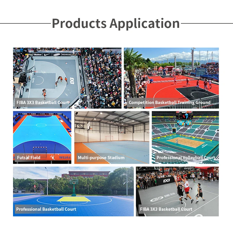 FIBA Approved 3v3 Outdoor Flooring - Durable & Impact Absorbing