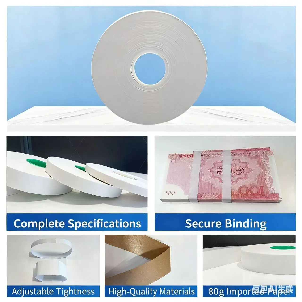 Mini Automatic Electric Banding Strapping Machine Motor Bundling Paper ...