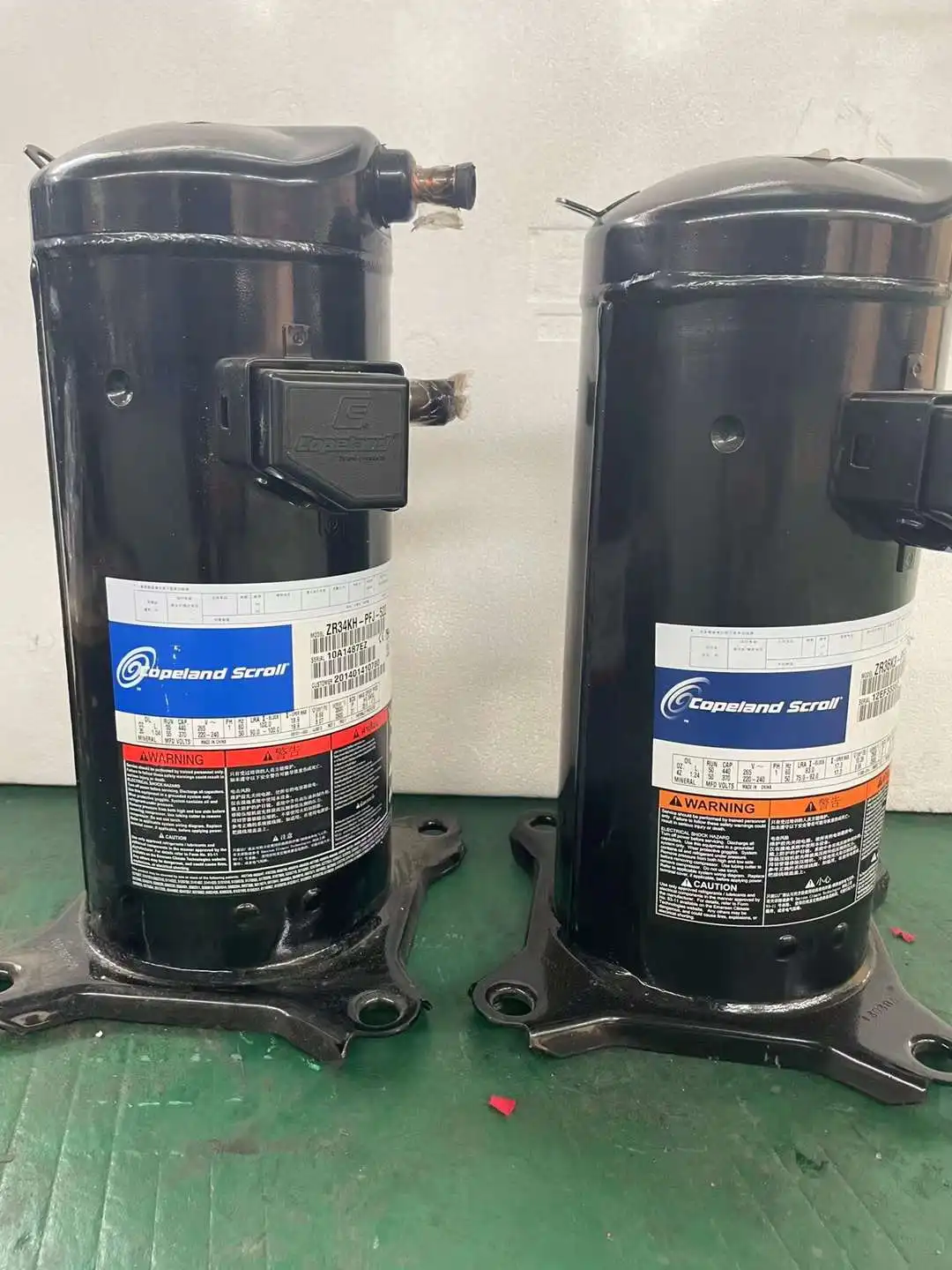 3hp Copeland Hermetic Refrigeration Scroll Compressor Zr36k3-pfj-522 ...