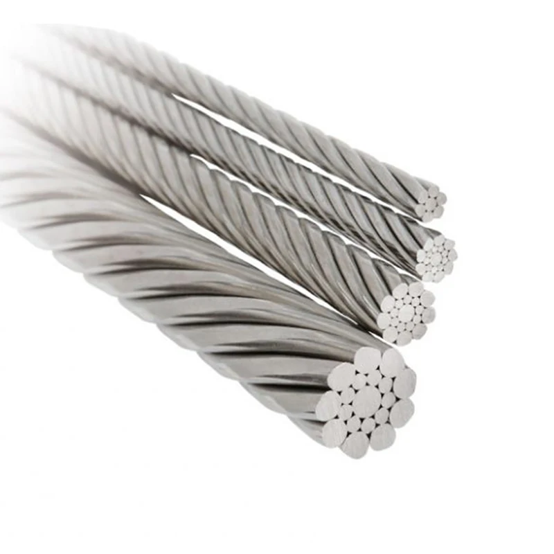 8mm Crane Wire Rope - Durable Carbon Steel & Stainless