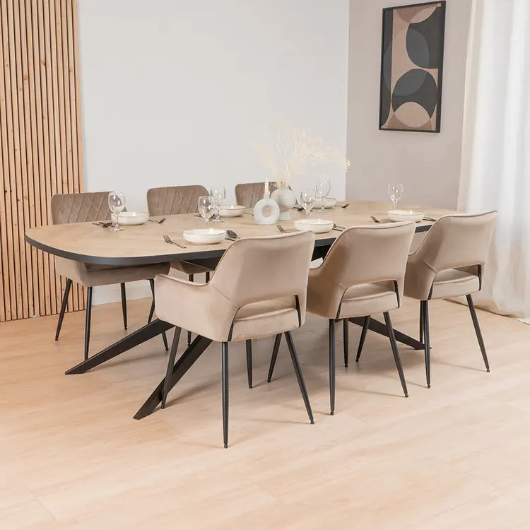 Wholesale Modern Design Nordic OAK Dining Table Room Recycled Pine ...