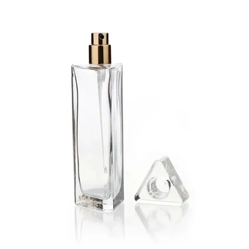 Factory Direct Triangle Perfume Bottle 30ml 45ml Glass Bottles Perfume ...