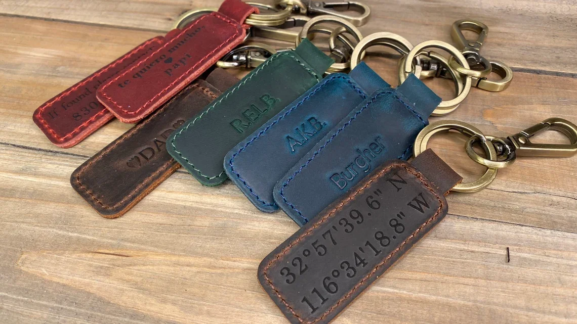 Free Sample Luxury Vintage Brown Embossed Engraved Genuine Leather ...