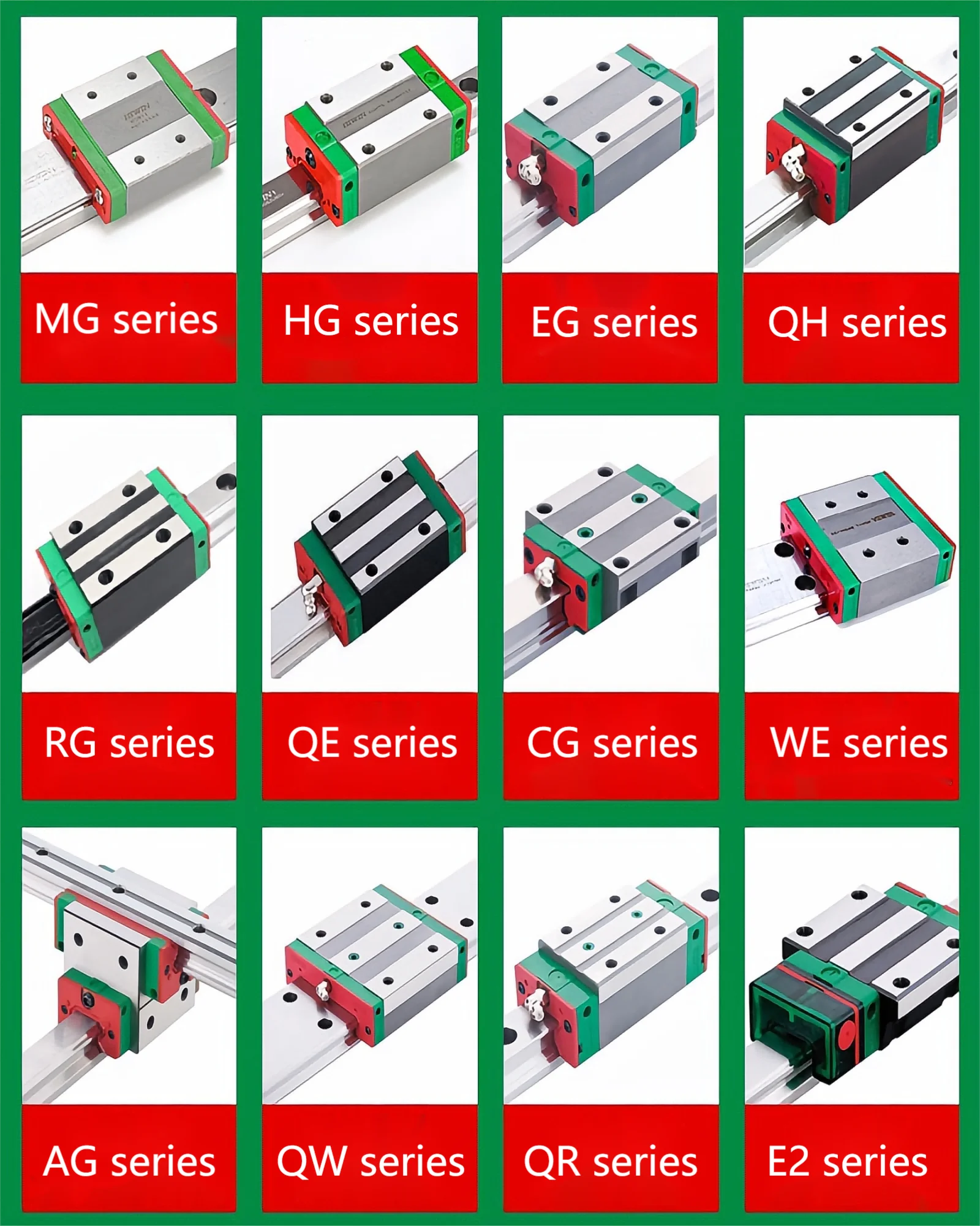 Hiwin Linear Slide And Linear Guide Bearing Rgh35ca Linear Block ...