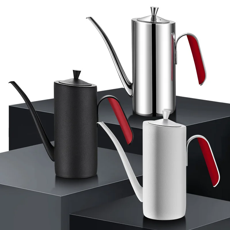 2023 Stainless Steel Kitchen Oil Jar With Drip Long Mouth Olive Bottle ...