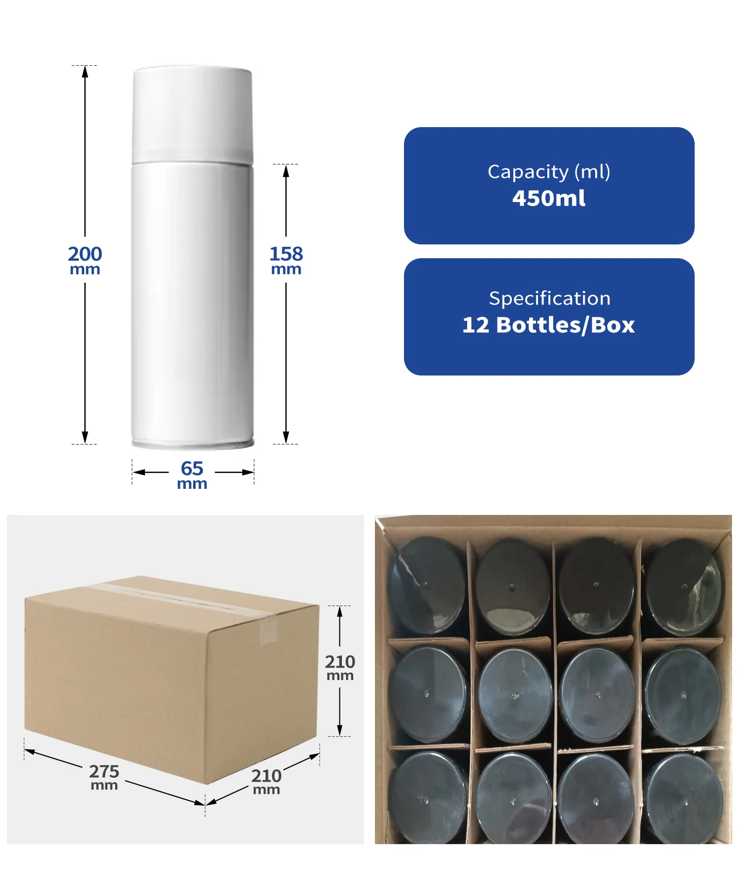 HUOTIAN HT-006 450ml Acrylic-Based Aerosol Three-proof Liquid Coating ...