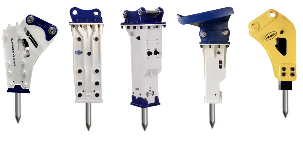 Ligong Automatic Greasing System Silent Type Hydraulic Demolition ...